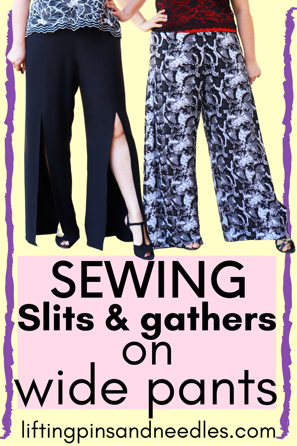 wide-leg-pants-slits-and-gathers | Lifting Pins and Needles